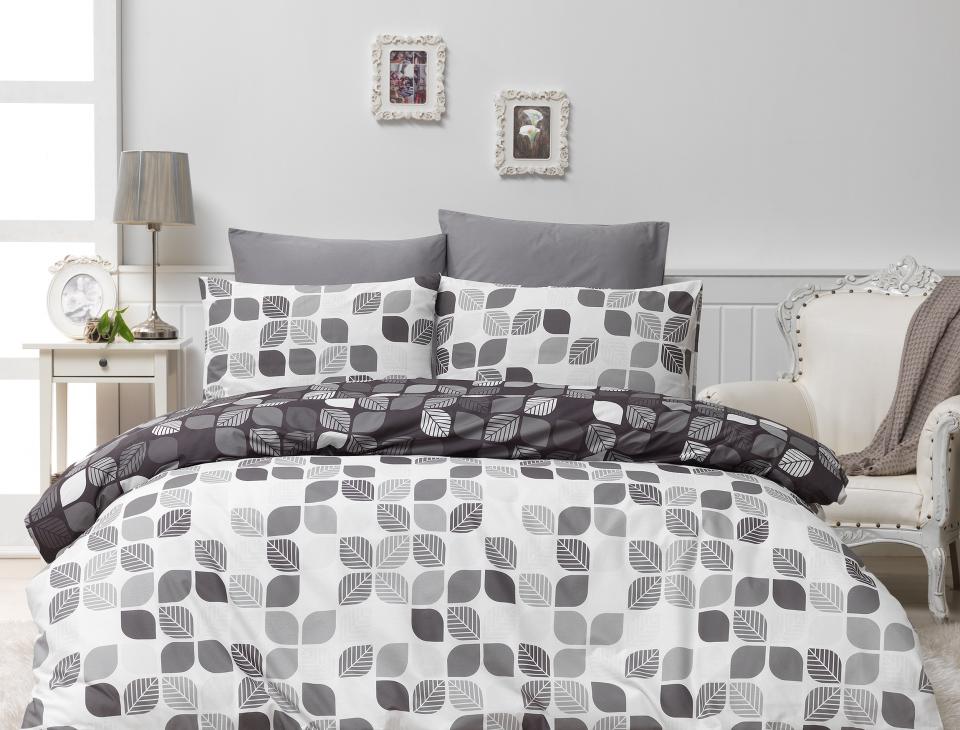 Bunku Grey Ranforce Bedding - Ranforce Bedding | Bahar Tekstil